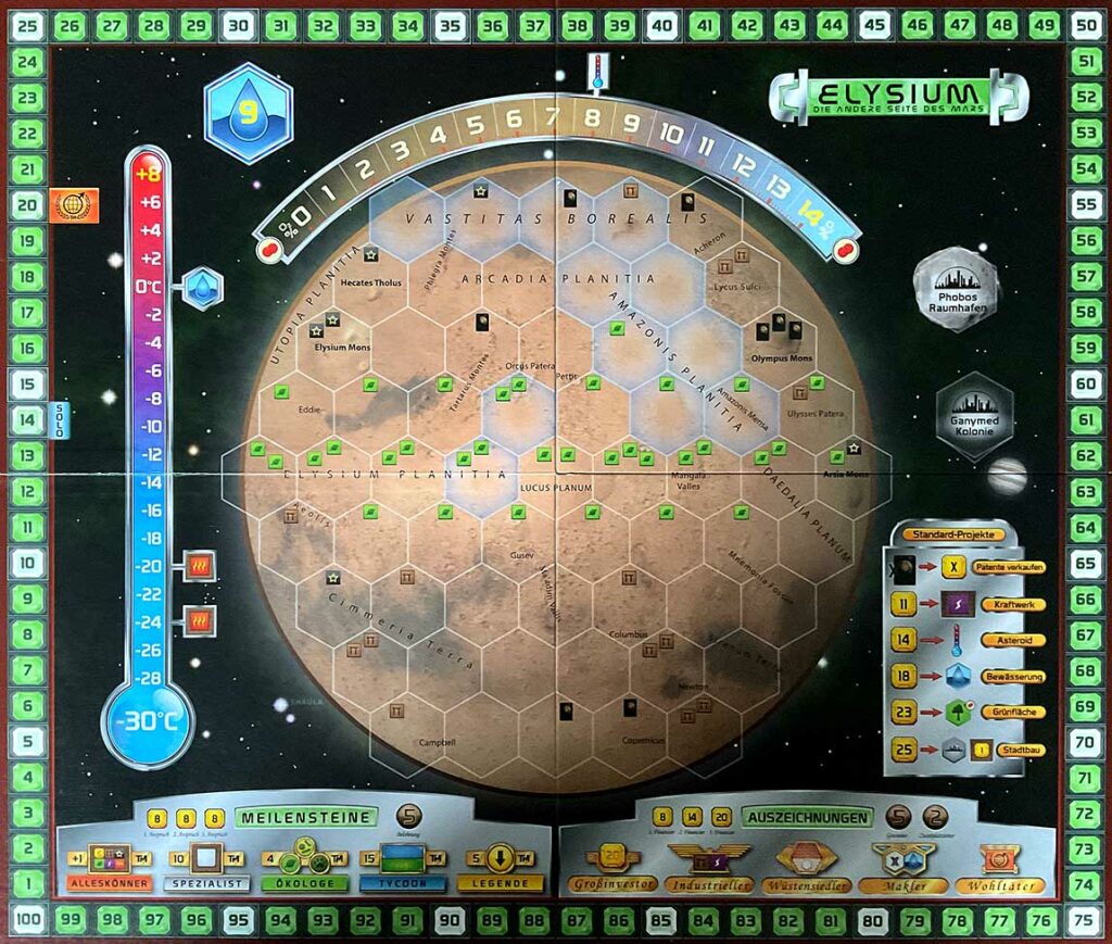 Terraforming Mars: Hellas & Elysium - Test - Brett und Pad